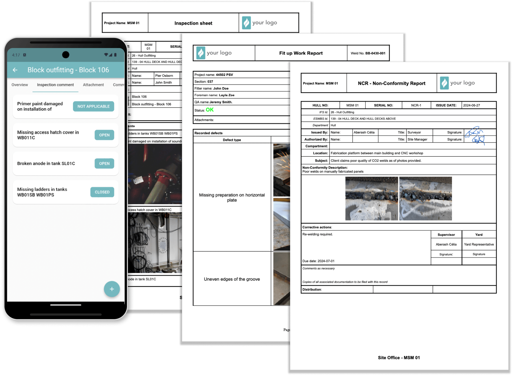 Automatic reports - Seavizor®